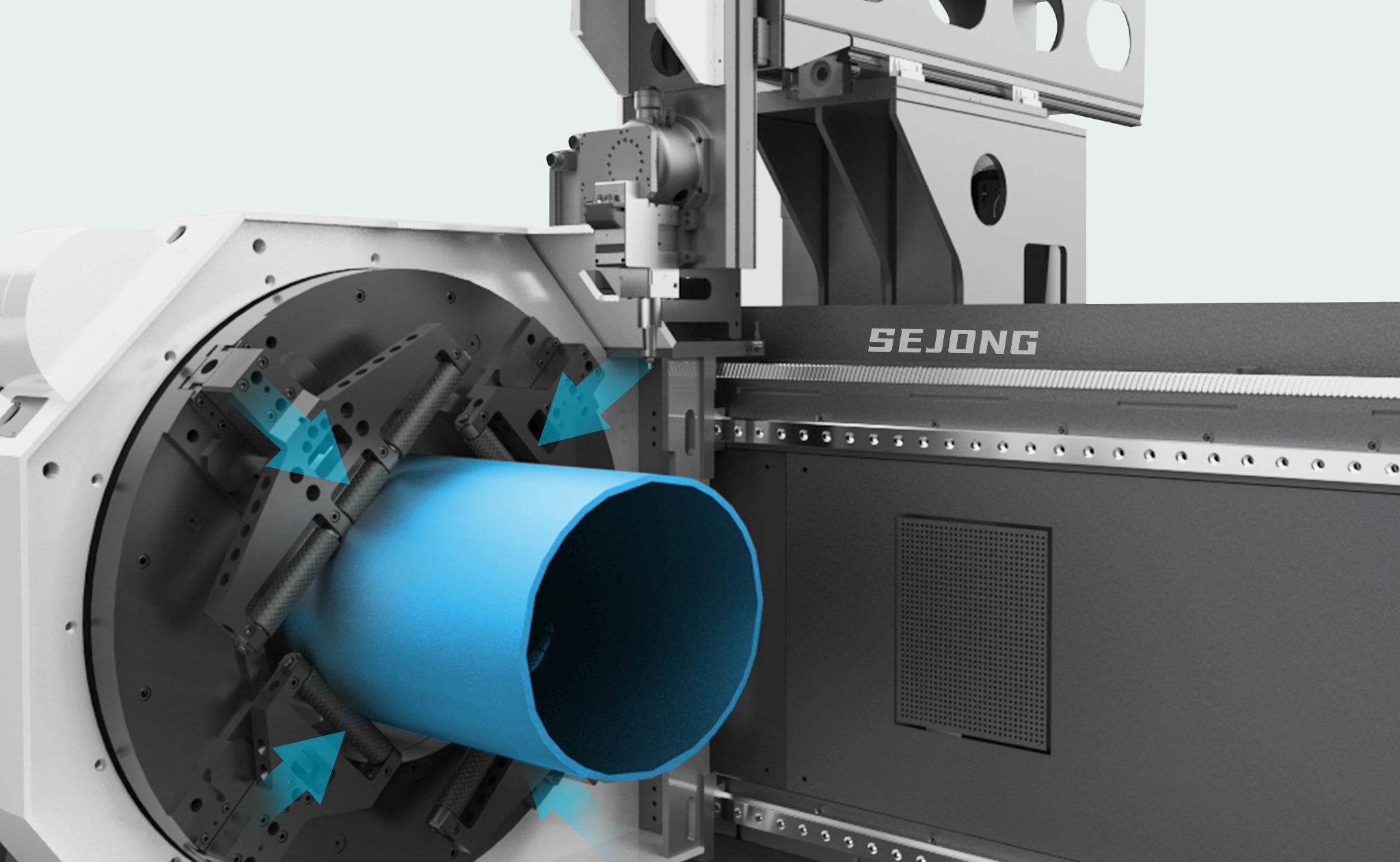 Fiber Laser Cutting Machine for H beam I beam and metal pipe cutting ...